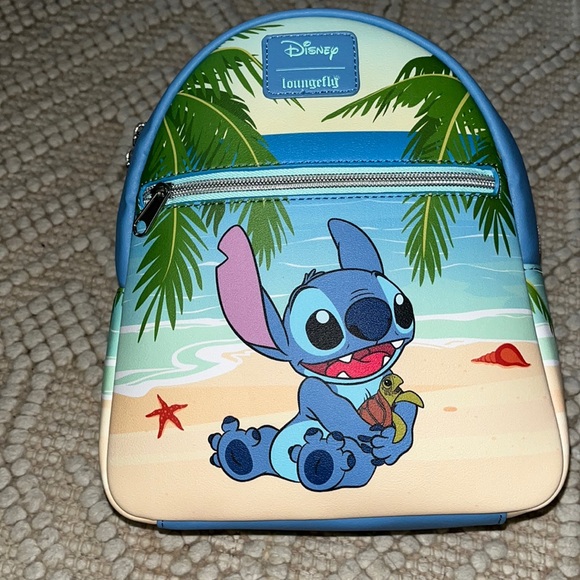 Loungefly | Bags | Disney Loungefly Stitch Turtle Mini Backpack | Poshmark